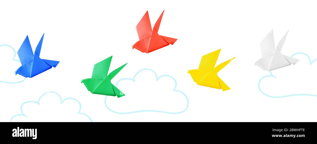 Colorful cloud in sky Cut Out Stock Images & Pictures - Alamy