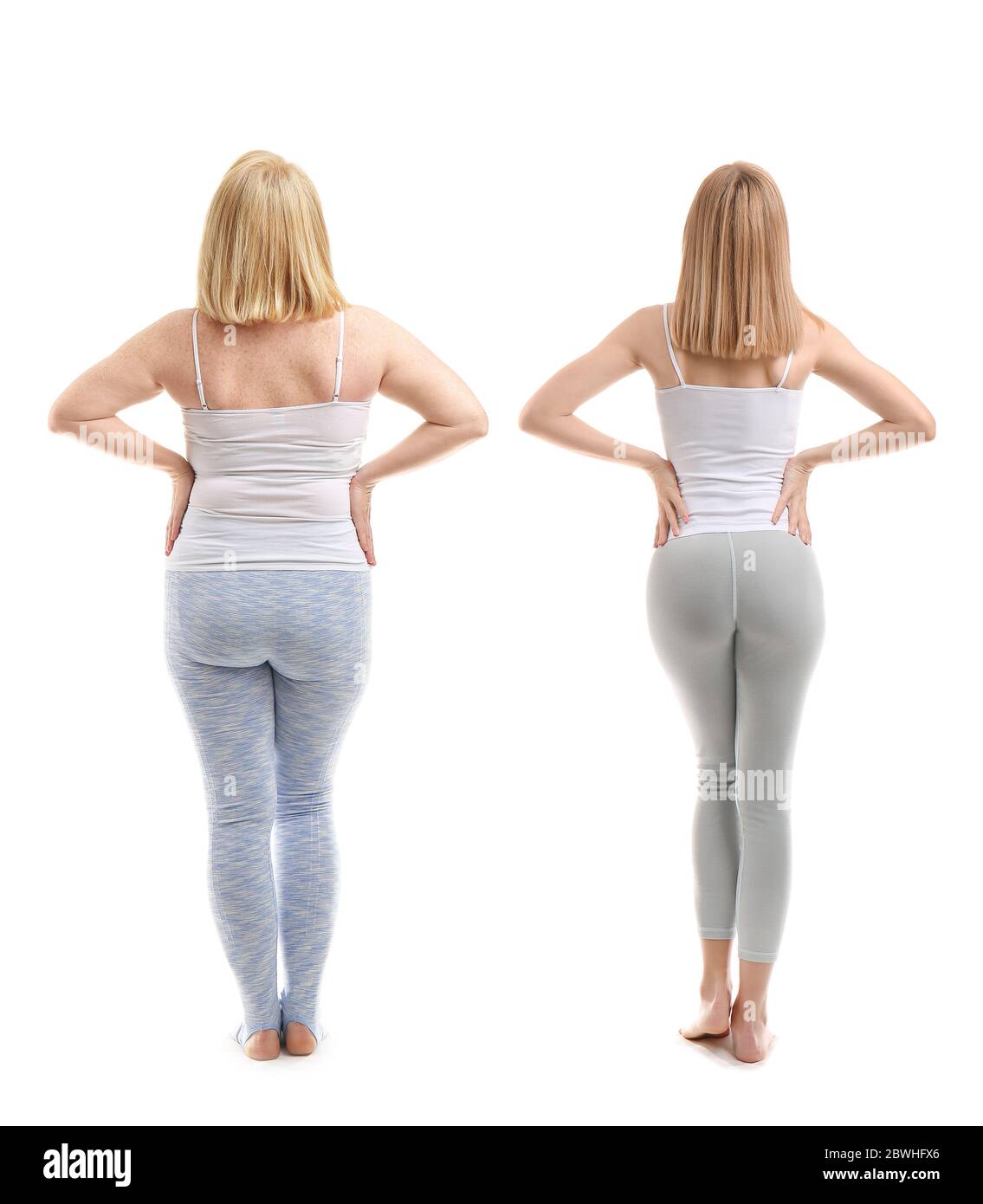 Obese girl back hi-res stock photography and images - Alamy