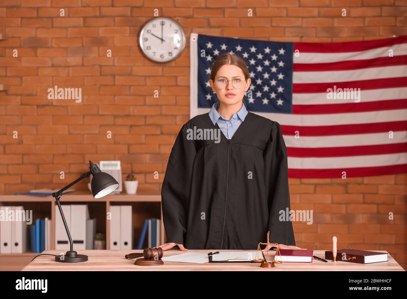 Female judge hi-res stock photography and images - Alamy