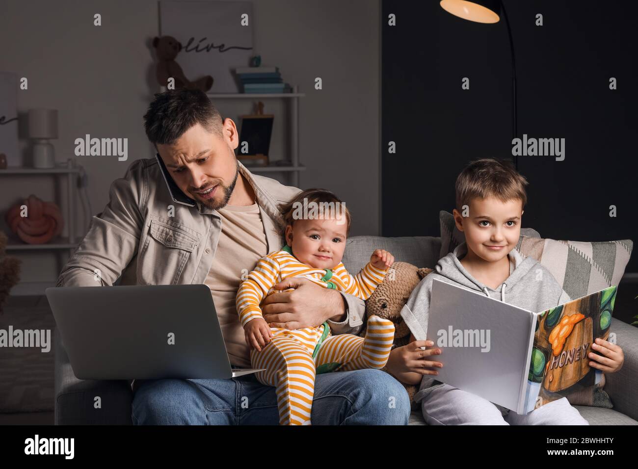 Children late hi-res stock photography and images - Alamy