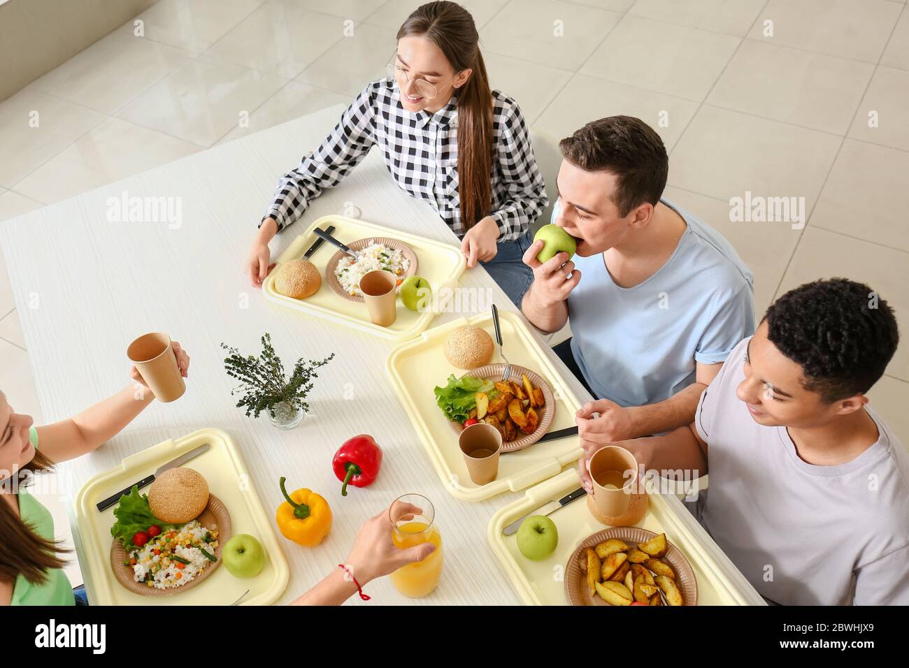 African american teen girl vegetables hi-res stock photography and ...