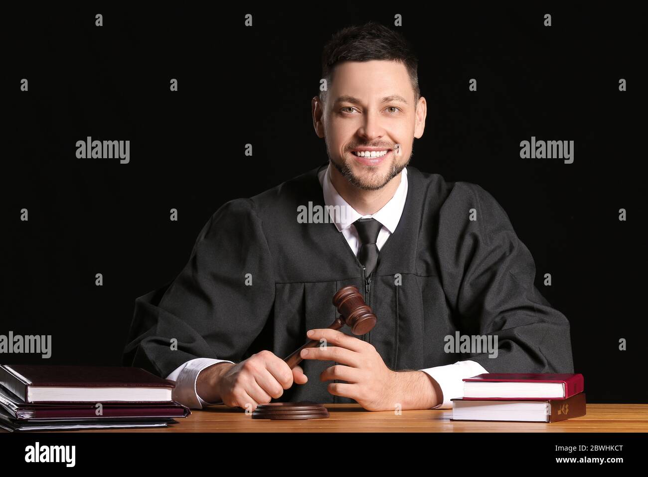 Justice concept judge sitting on hi-res stock photography and images ...