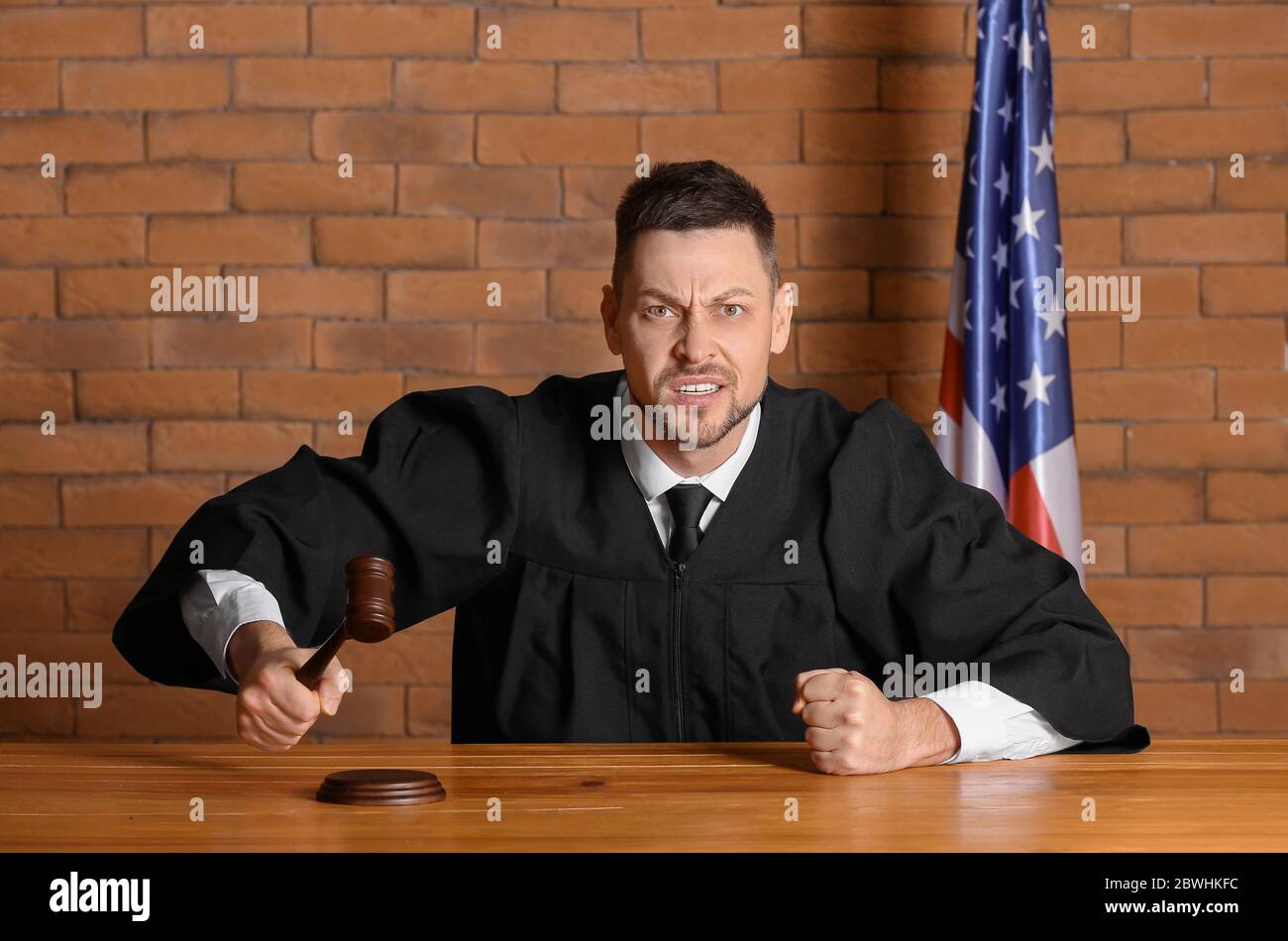 Angry Court Judge