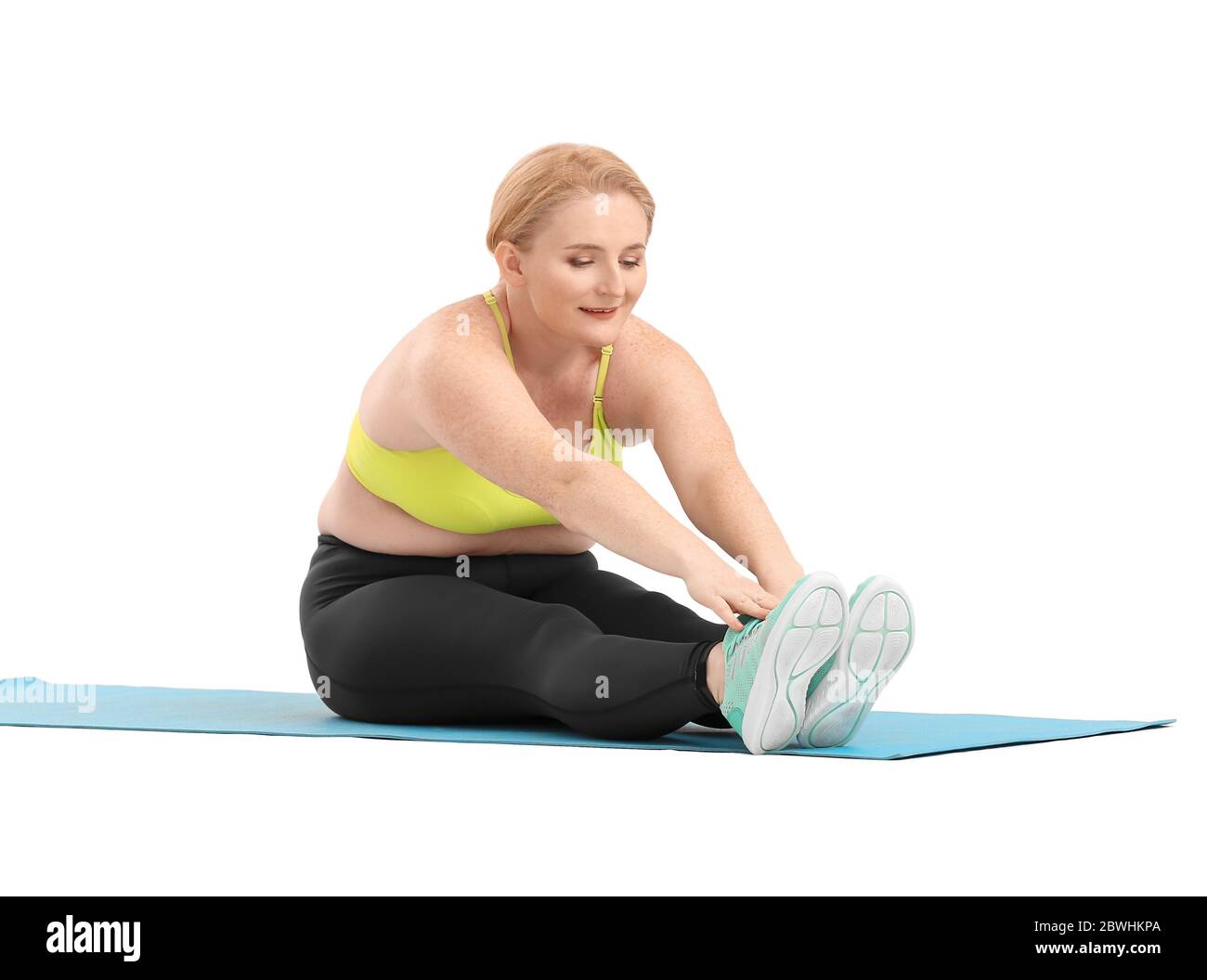 Overweight training Cut Out Stock Images & Pictures - Alamy