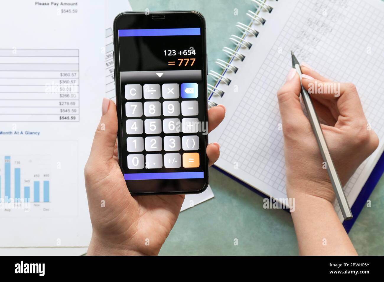 Bookkeeping application hi-res stock photography and images - Alamy