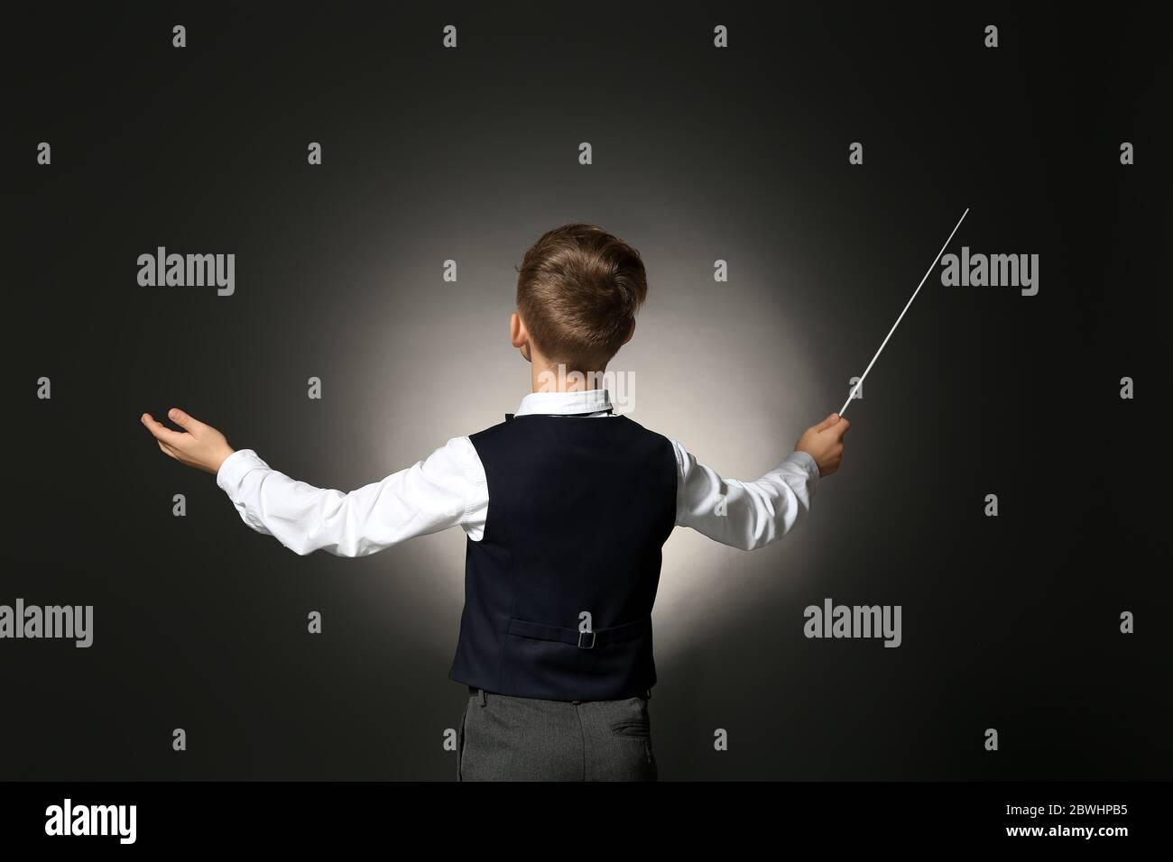 Boy band back view hi-res stock photography and images - Alamy