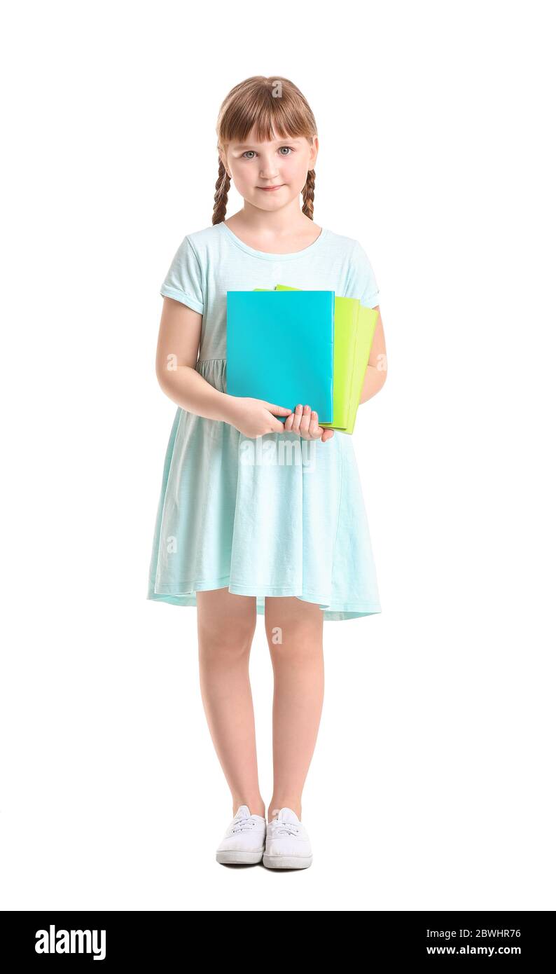 Little pupil on white background Stock Photo - Alamy