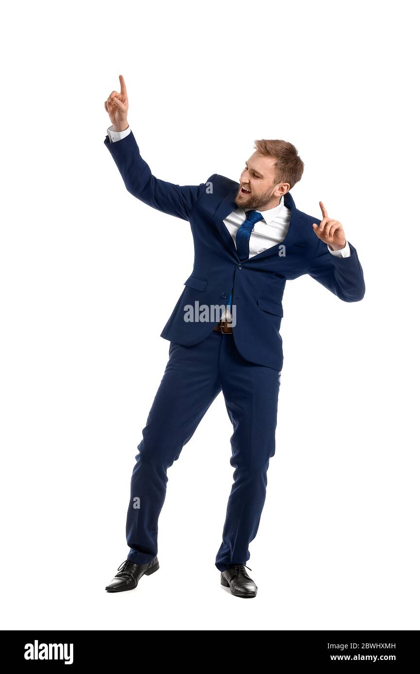 Dancing businessman hi-res stock photography and images - Alamy