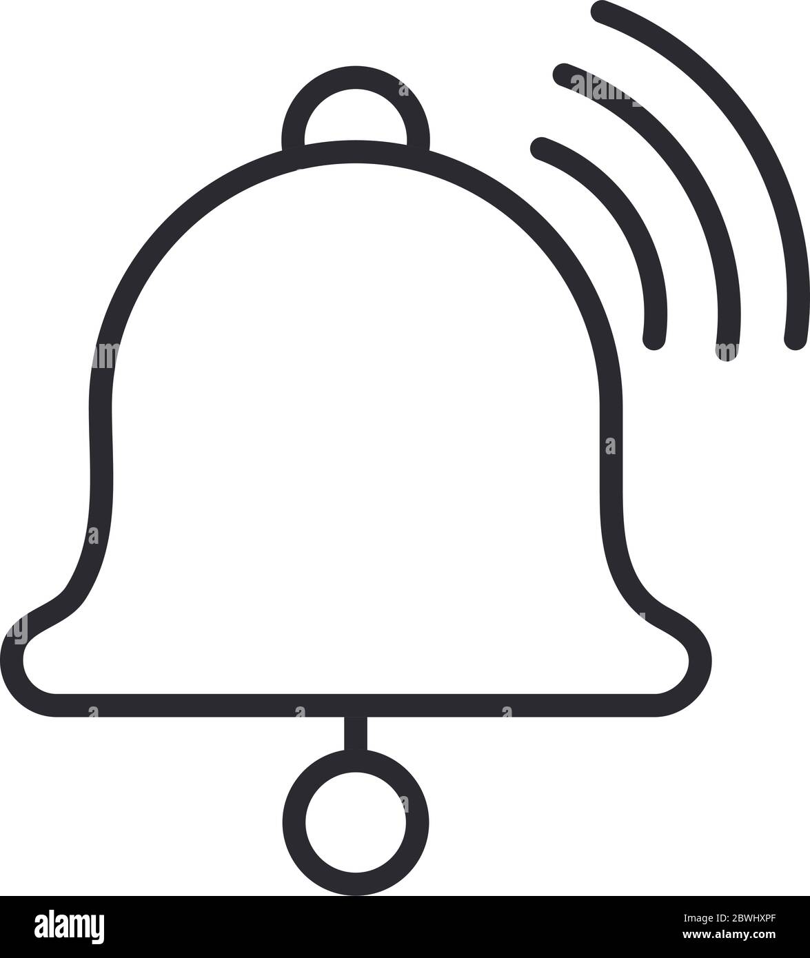 alert icon, bell notification, attention danger exclamation mark ...