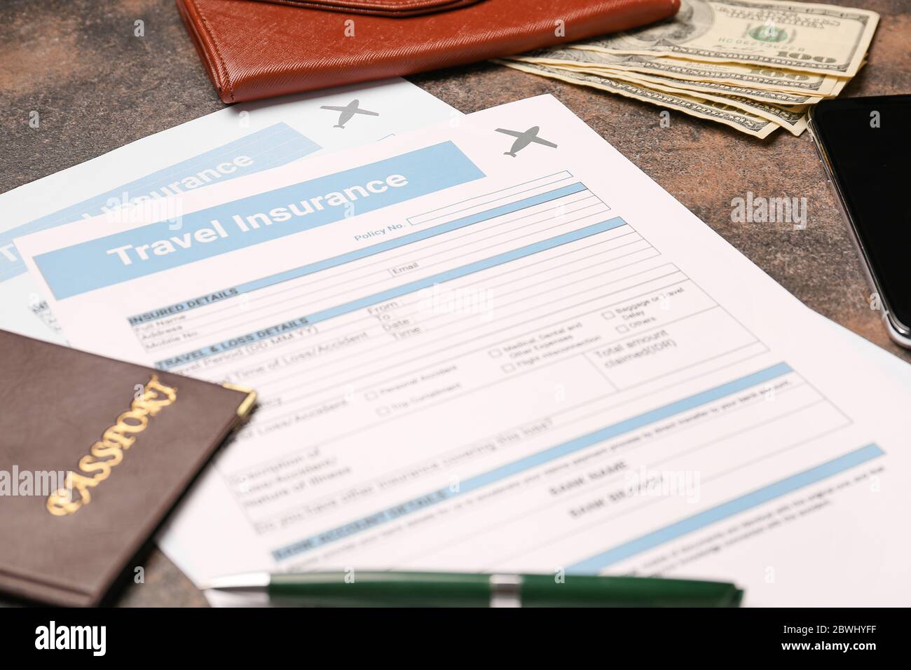 Passport forms hi-res stock photography and images - Alamy