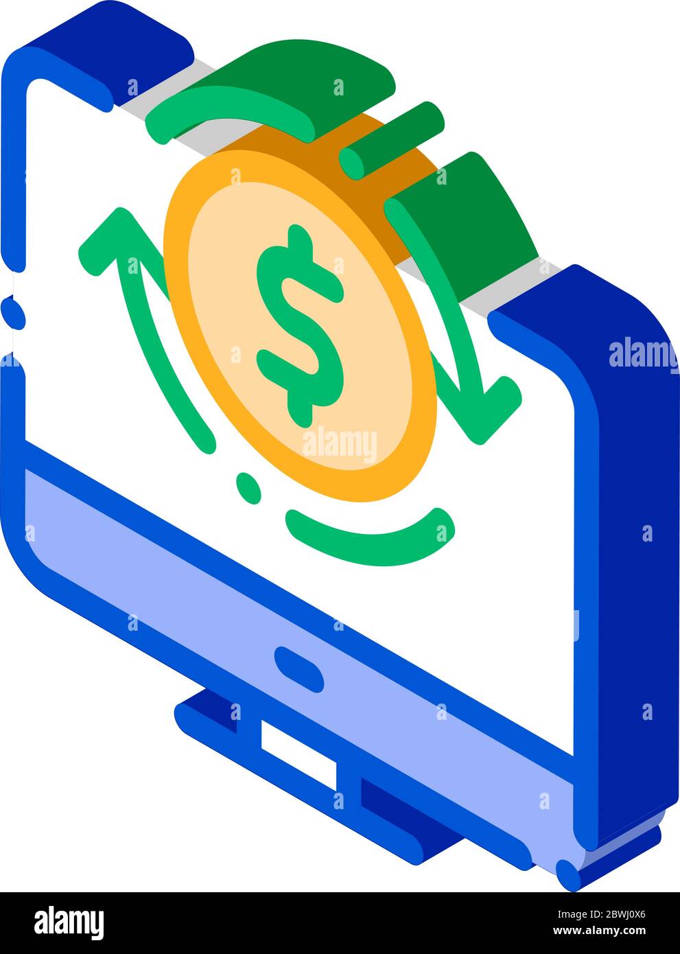 Money Account Verification isometric icon vector illustration Stock ...