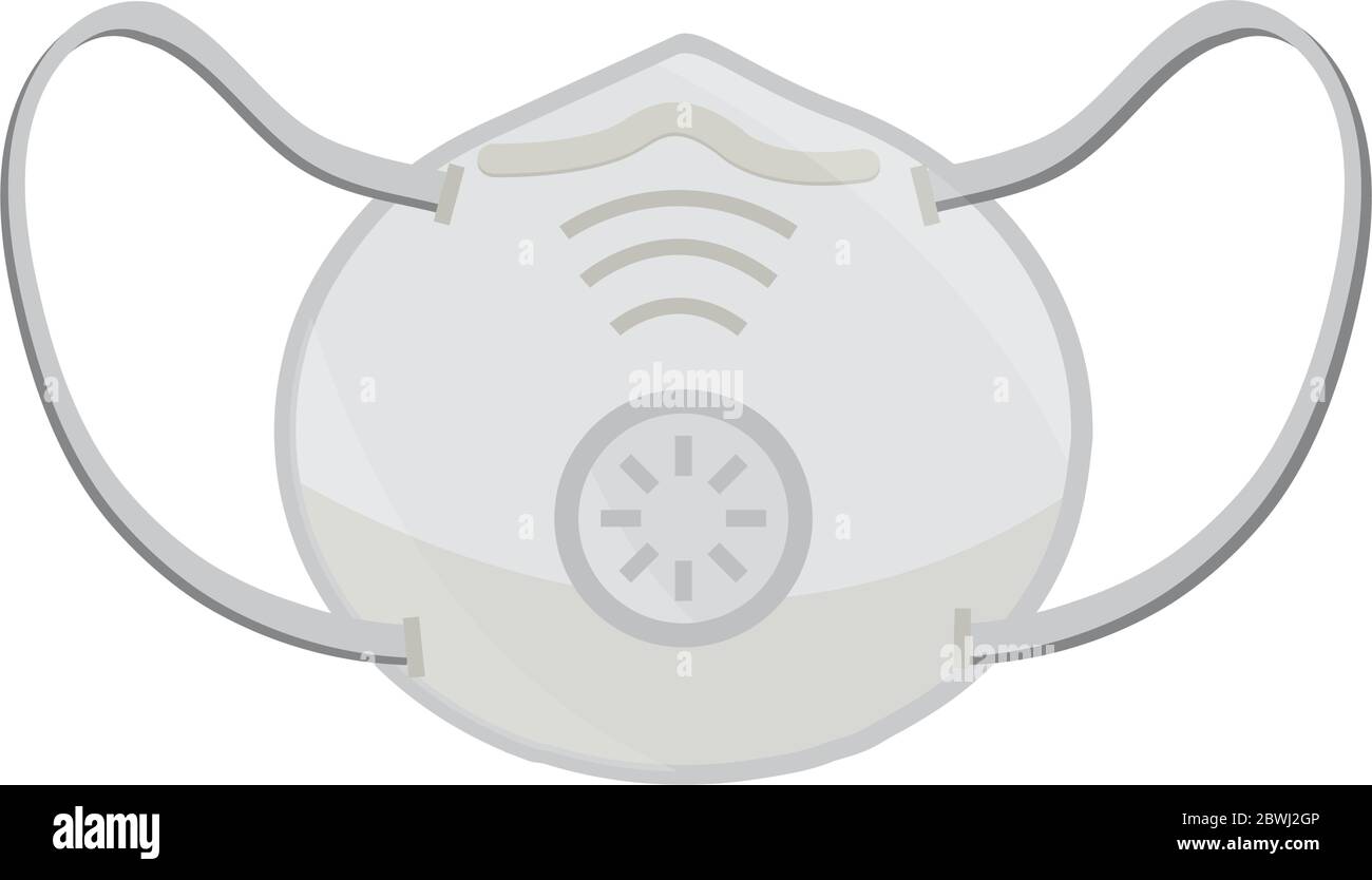 breathing medical mask, hospital or pollution protect, prevention face ...