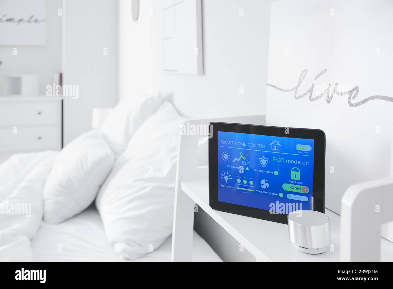 Tablet computer with application of smart home automation and assistant ...