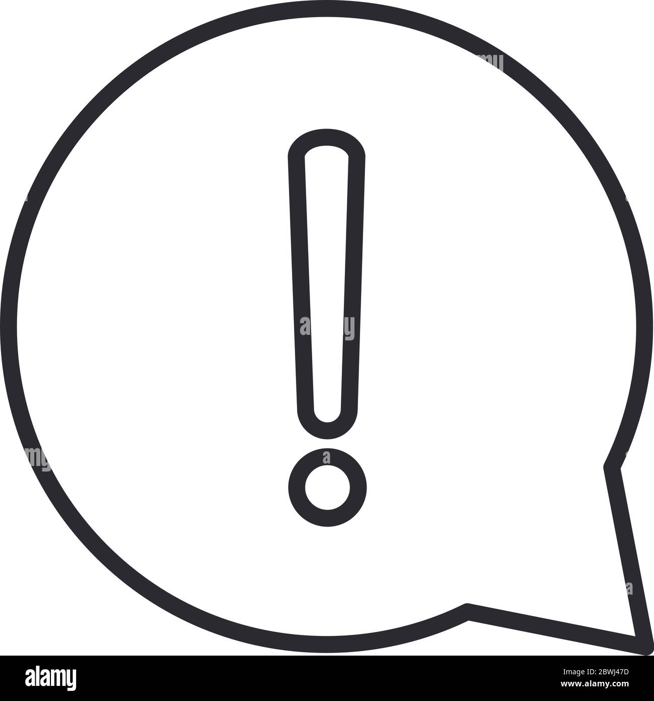 alert icon, notice message attention danger exclamation mark precaution ...