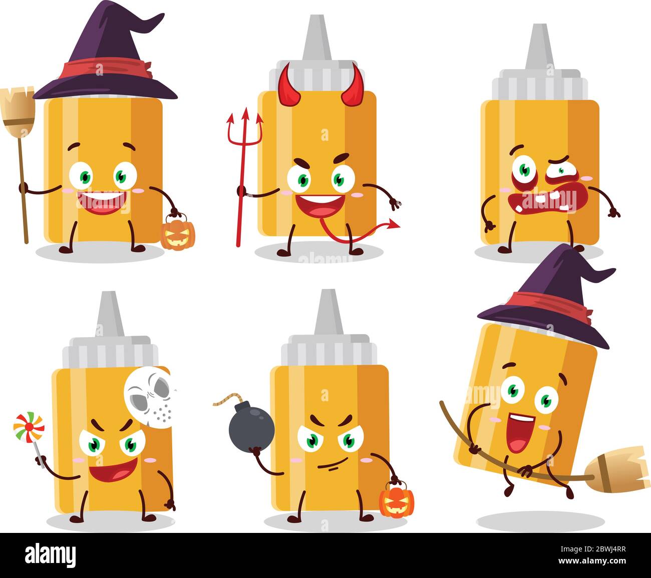 Mayonnaise squeeze cartoon hi-res stock photography and images - Alamy