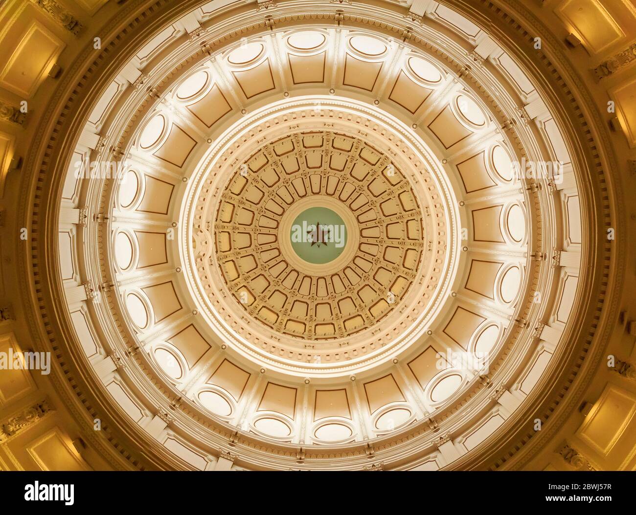 Details of the Dome of the Austin Texas State Capitol Building in ...