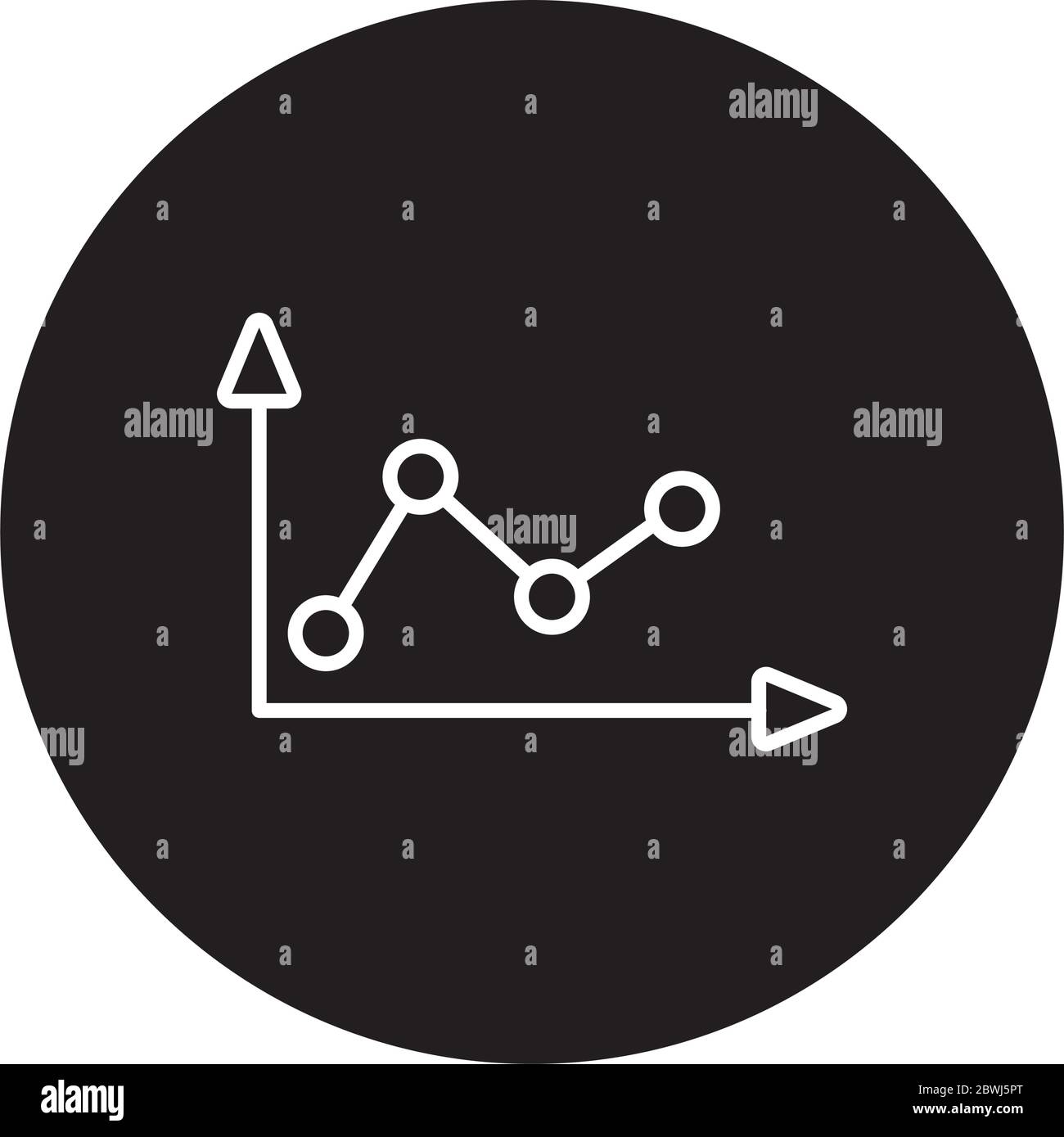 infographic statistics bars with arrow line style Stock Vector Image ...