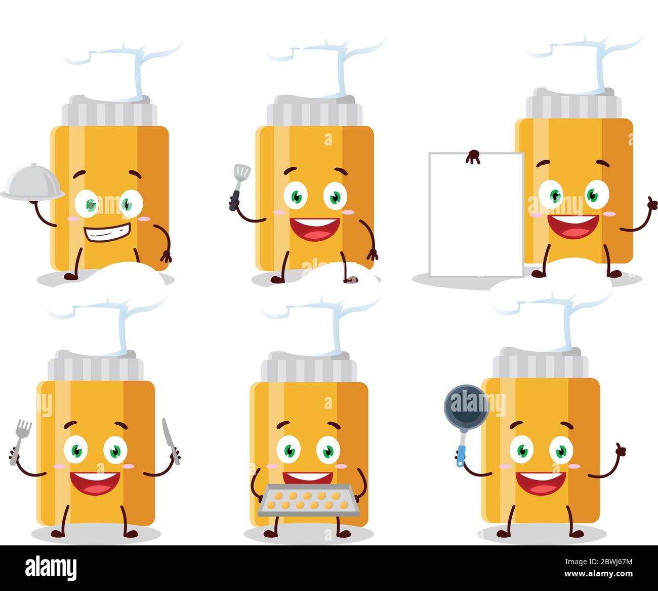 Mayonnaise squeeze cartoon hi-res stock photography and images - Alamy