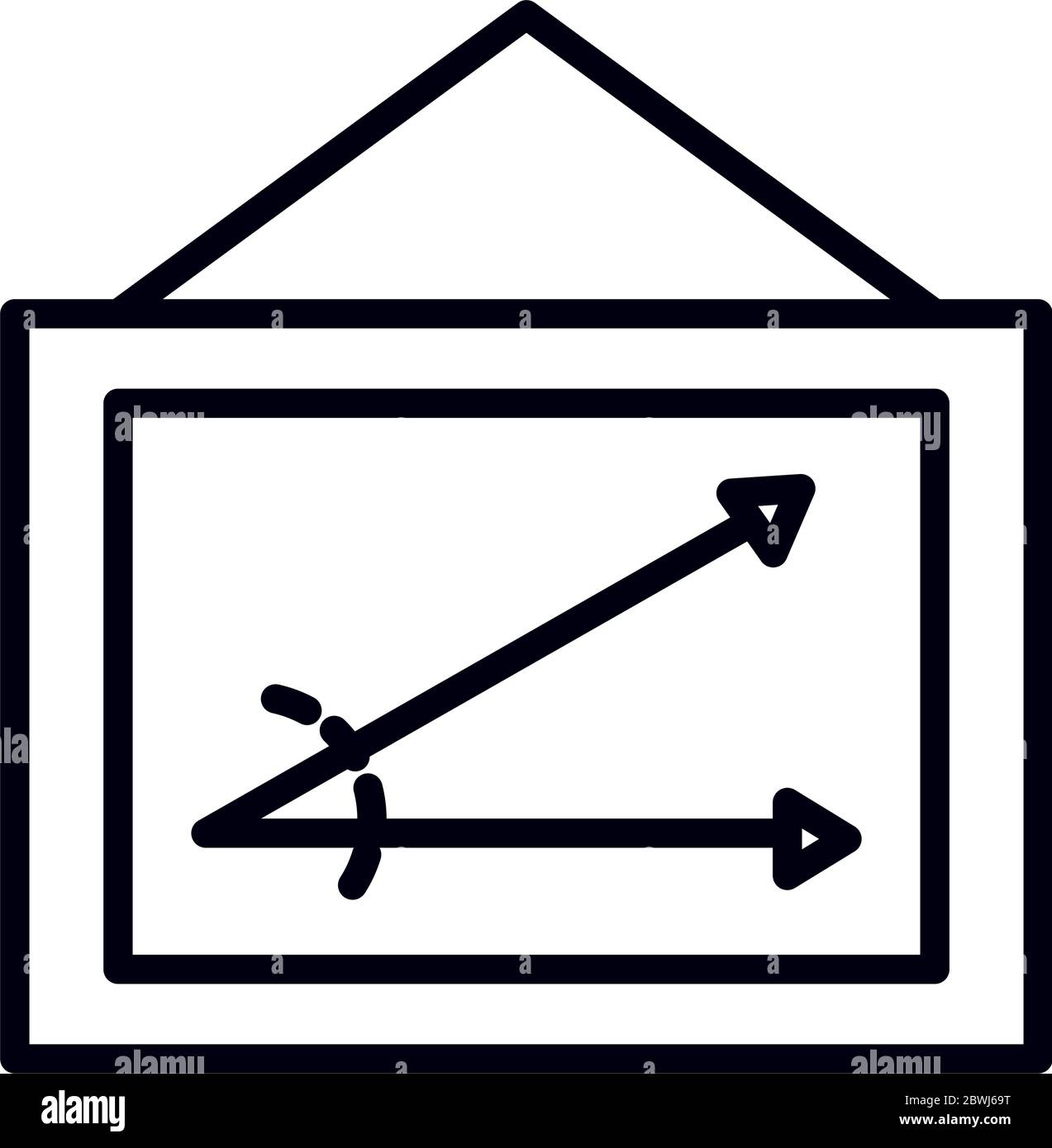 math education school science board with angle line and style icon ...