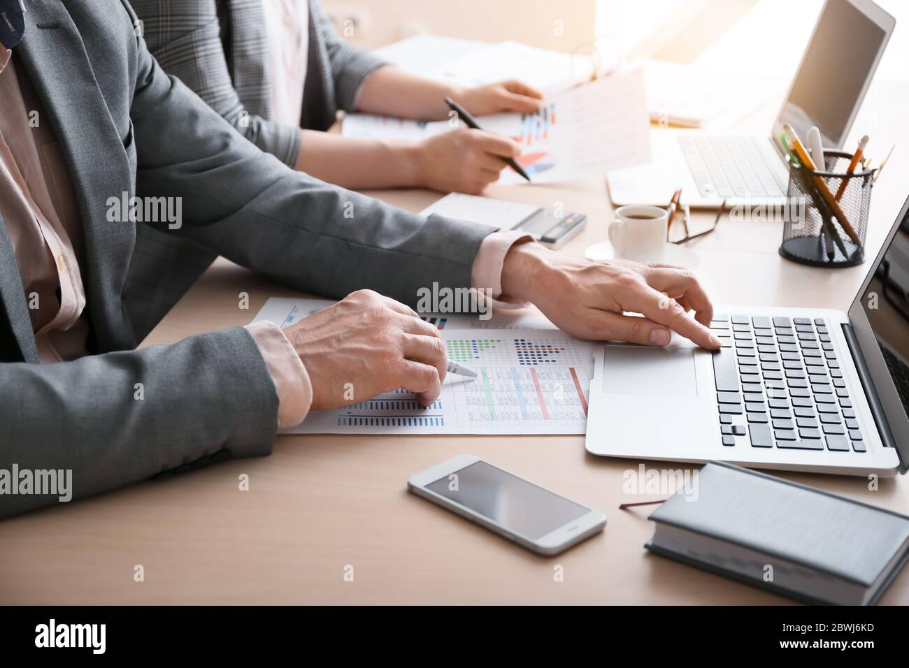 Accountants write hi-res stock photography and images - Alamy