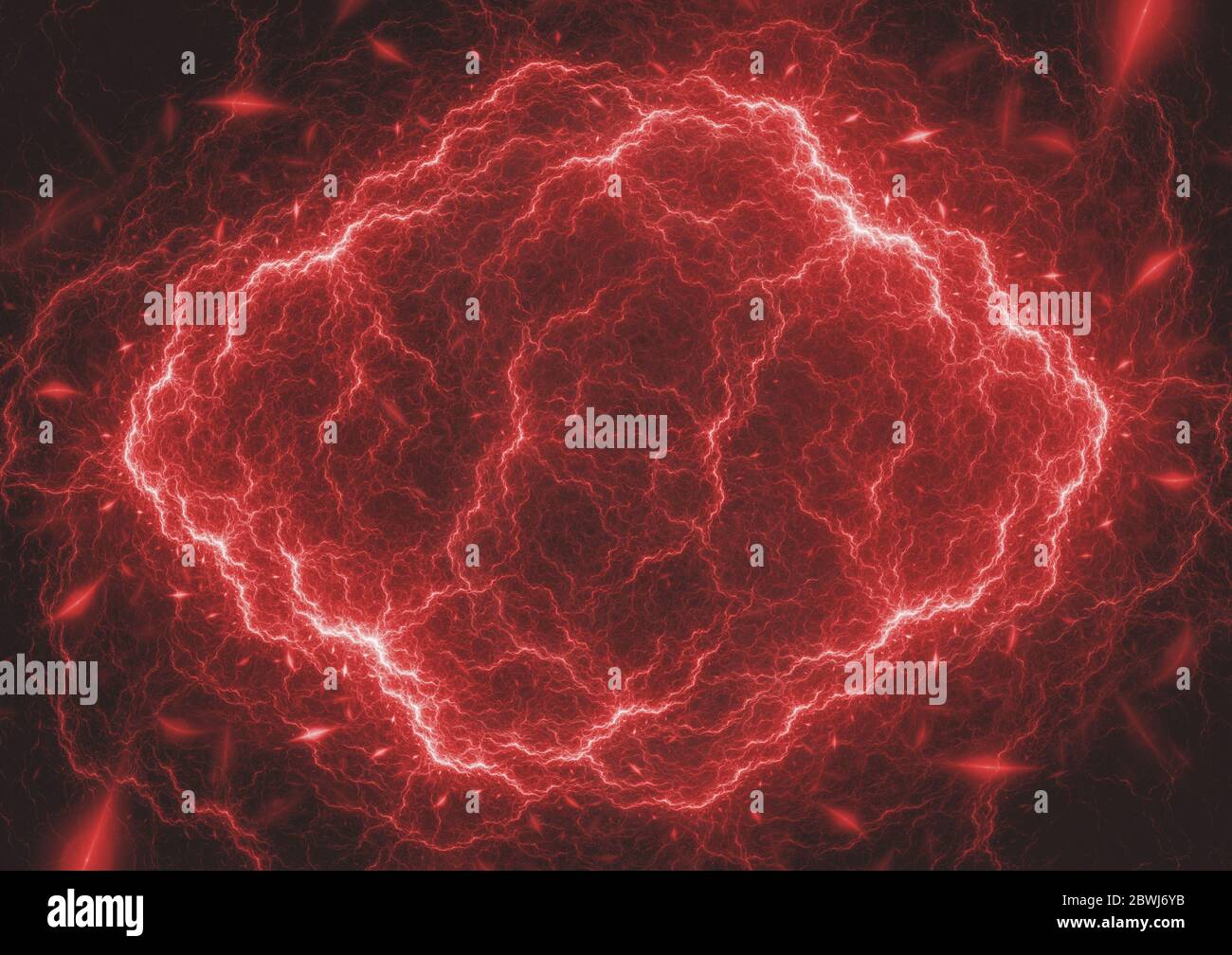 Hot burning lightninng plasma, fireball abstract Stock Photo - Alamy