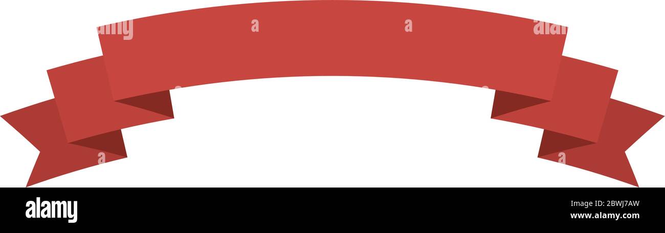 Isolated red ribbon icon vector design Stock Vector Image & Art - Alamy
