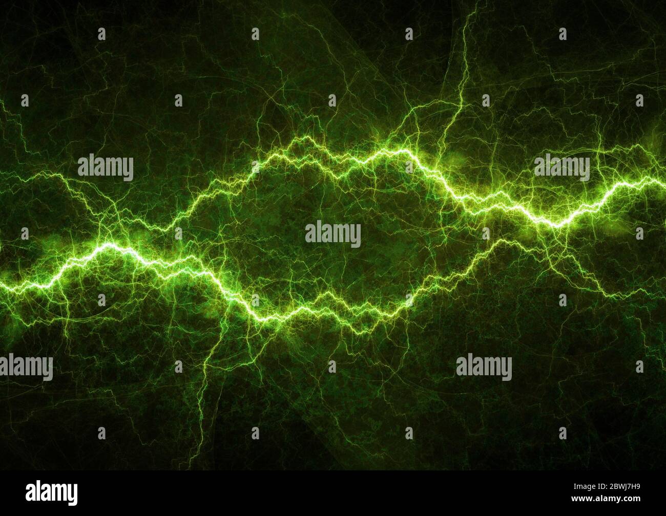Green energy, electrical lightning background Stock Photo - Alamy