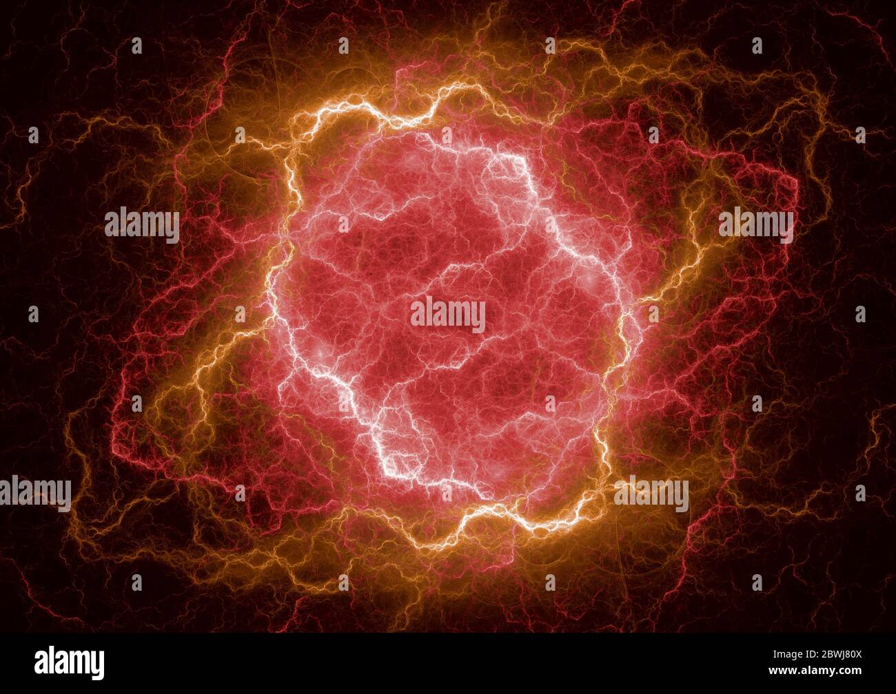 Hot burning plasma, abstract fireball Stock Photo - Alamy