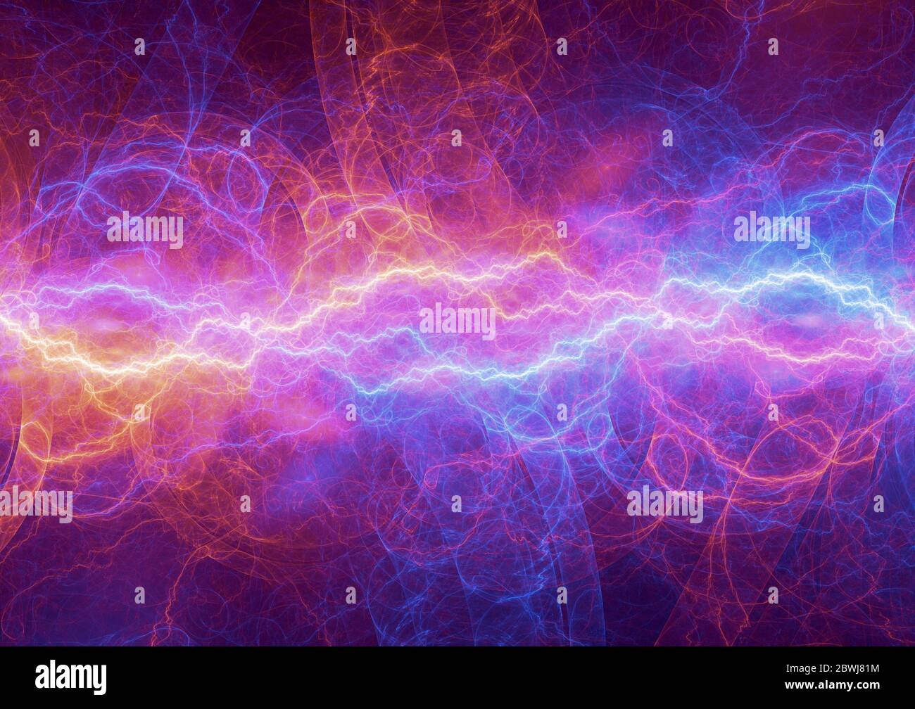 Fire and ice lightning, electrical plasma background Stock Photo - Alamy