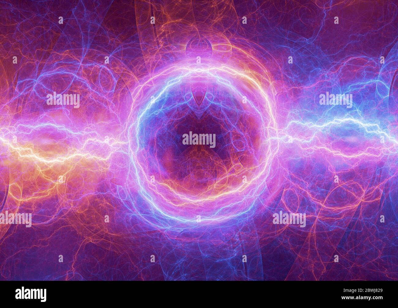 Fire and ice lightning, electrical plasma background Stock Photo - Alamy