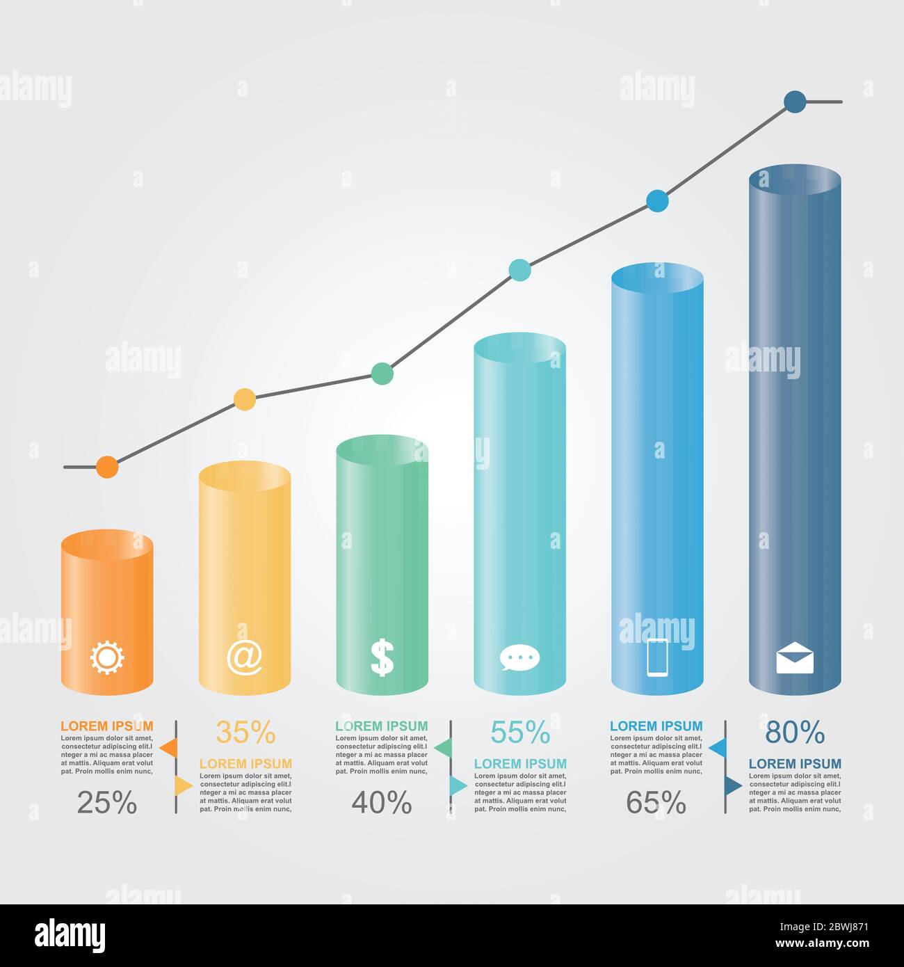 Infographic chart infochart hi-res stock photography and images - Alamy