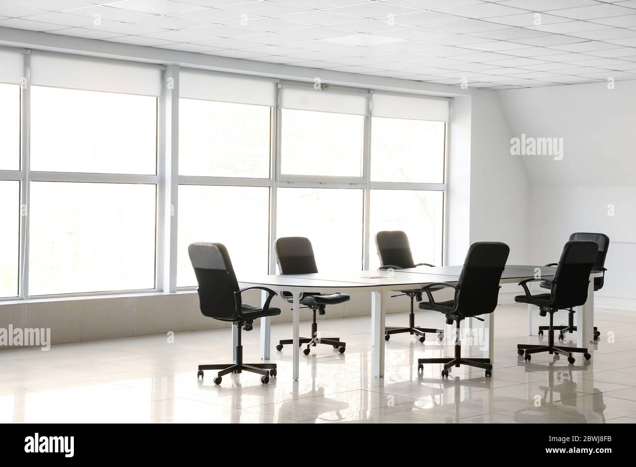 Interior of conference hall in modern office Stock Photo - Alamy