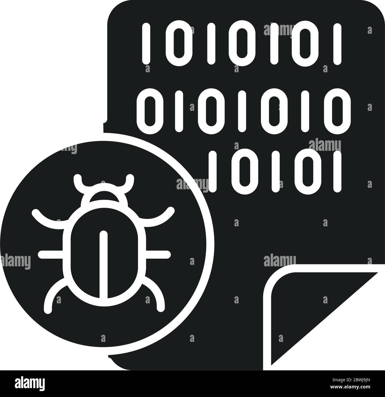 cyber security and information or network protection data binary code ...