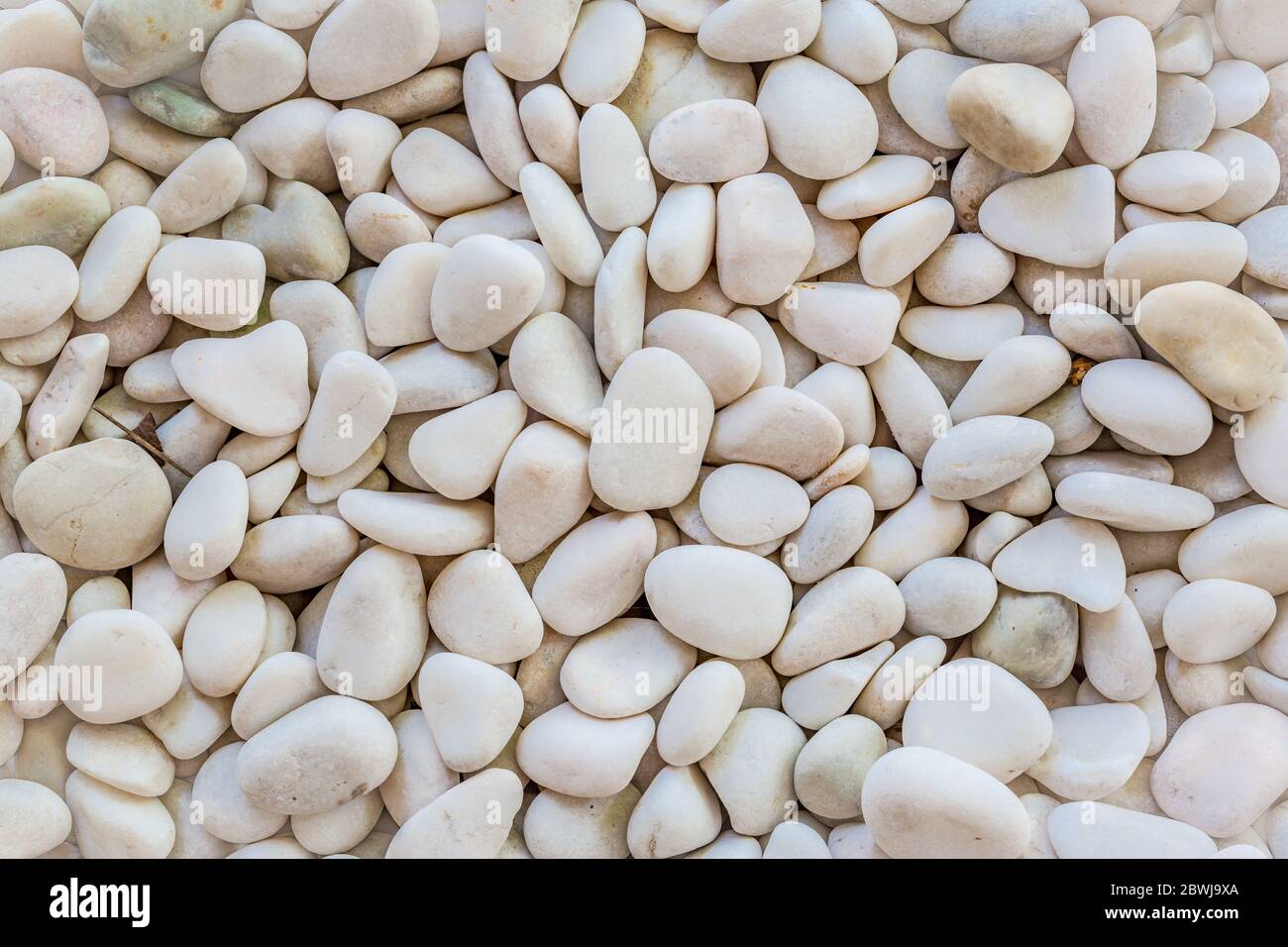 White pebbles stone for background. Natural outdoor texture Stock Photo ...
