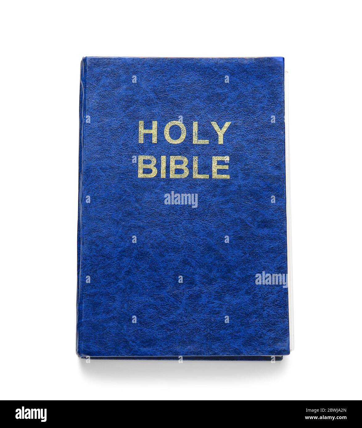 Holy Bible on white background Stock Photo - Alamy