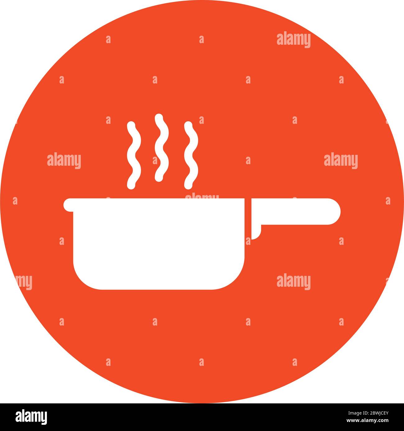 Pan handle icon simple style Stock Vector Images - Alamy