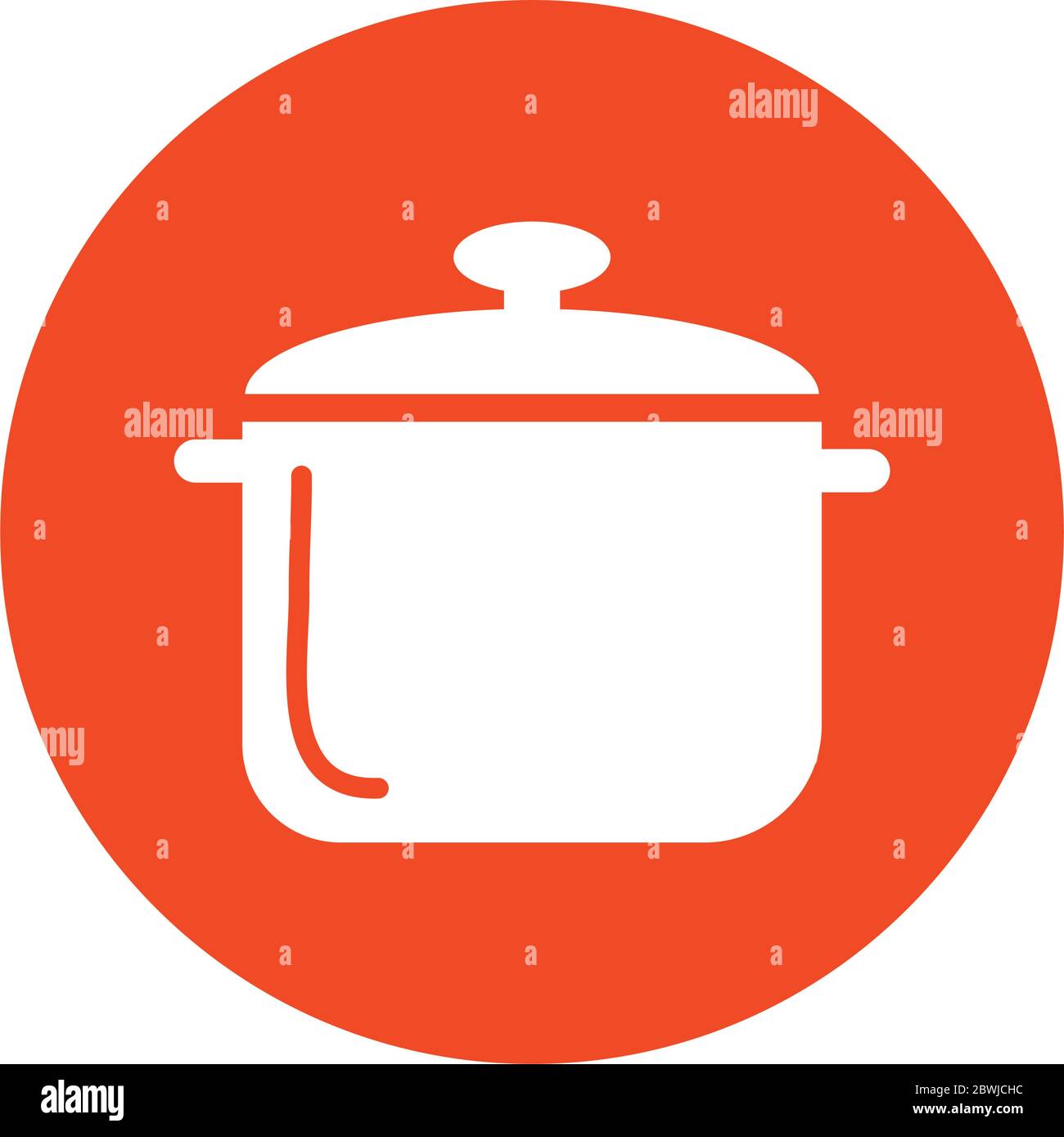 kitchen pot block style icon Stock Vector Image & Art - Alamy