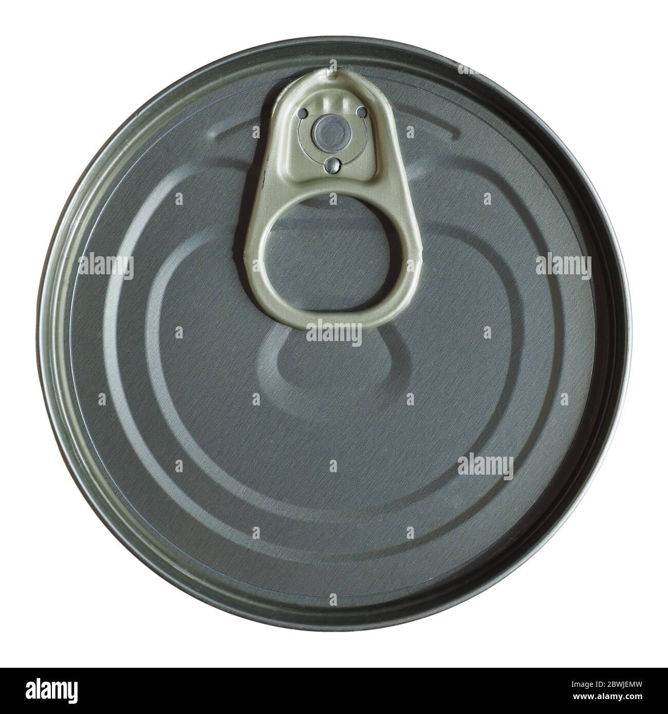 tin can for tinned canned food conservation isolated over white ...