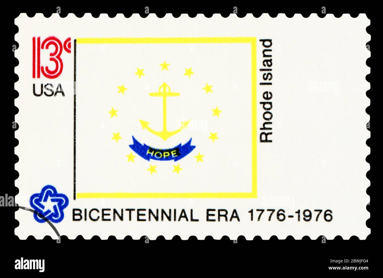 UNITED STATES OF AMERICA - CIRCA 1976: A stamp printed in USA dedicated ...