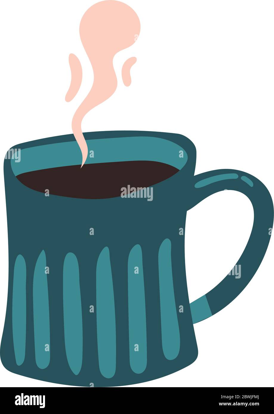 coffee cup drink free form style icon Stock Vector Image & Art - Alamy