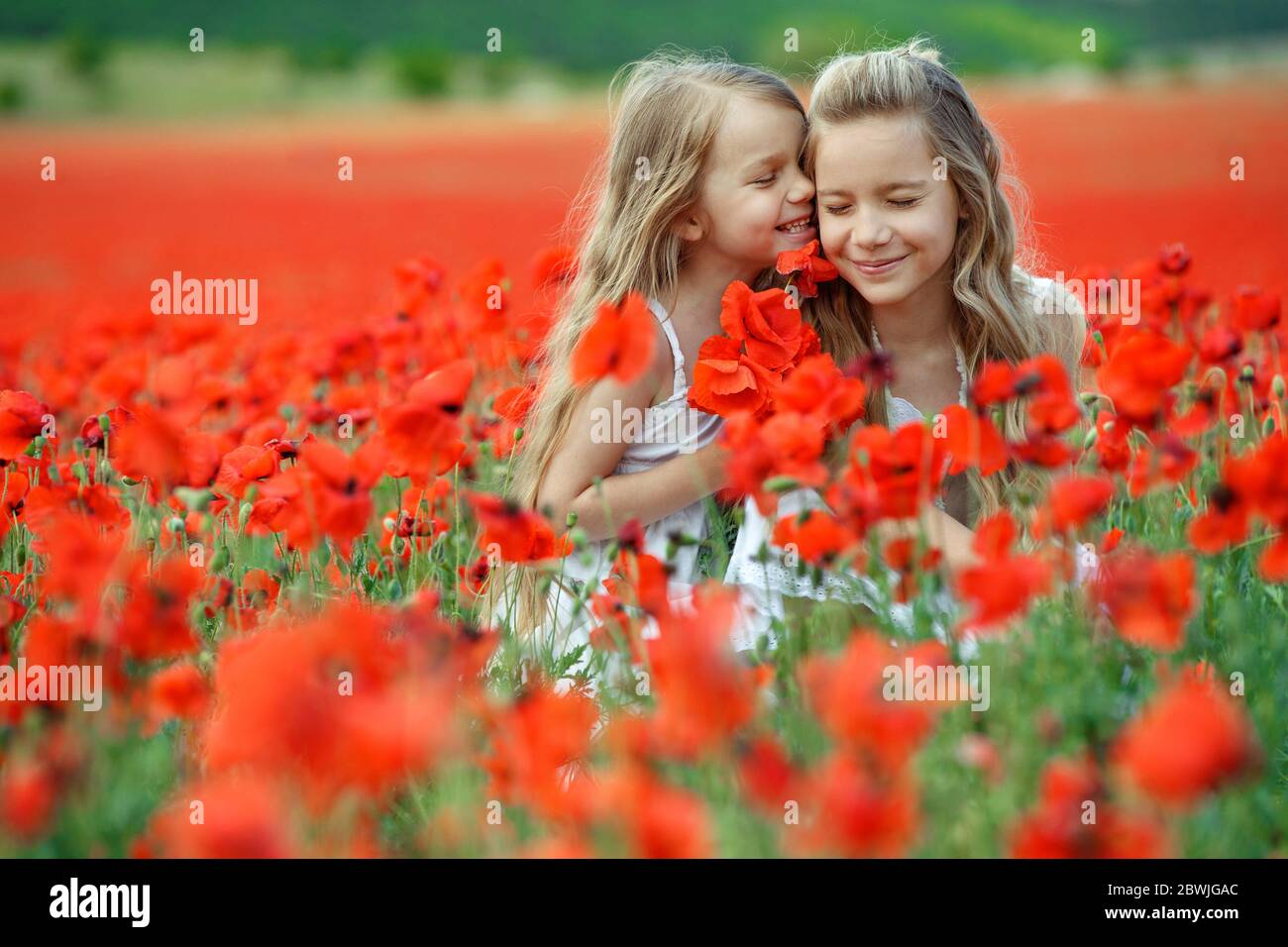 Children in nature have fun Stock Photo - Alamy