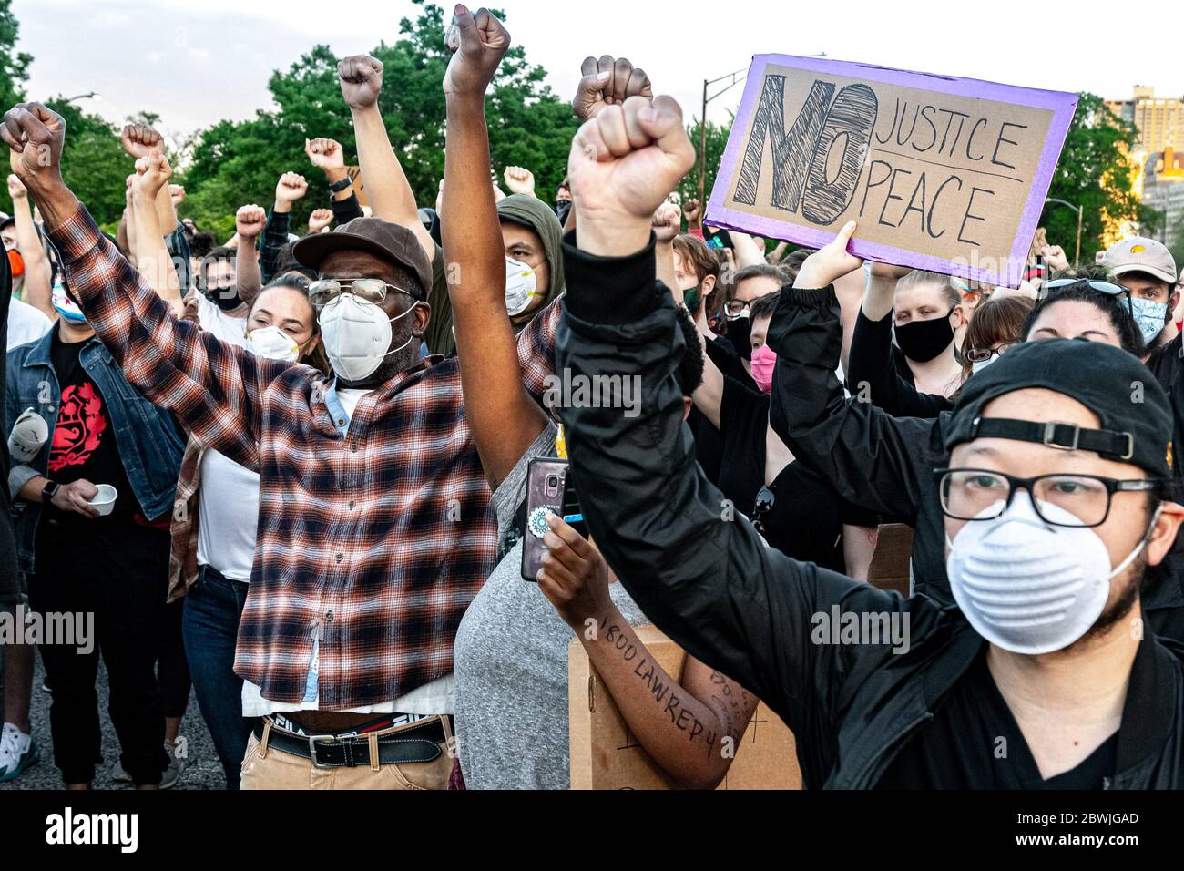 Chicago, Illinois, USA. 1st June, 2020. After three days of mixed ...
