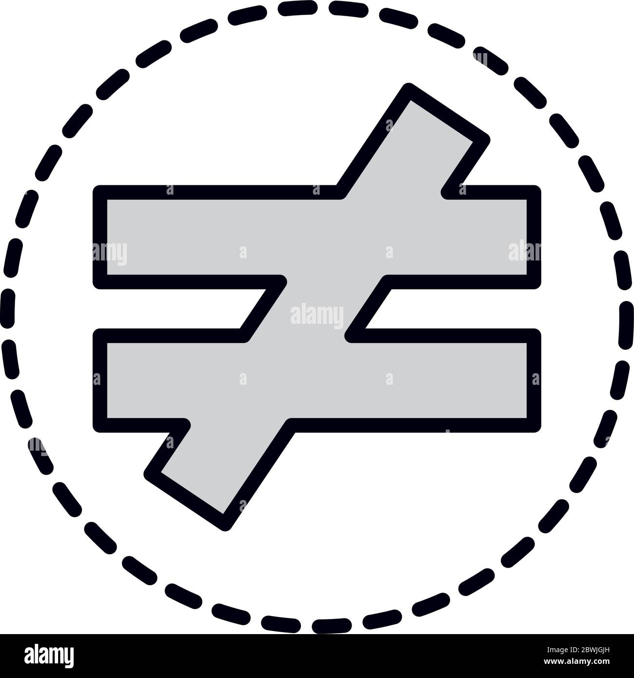 Not Congruent Symbol