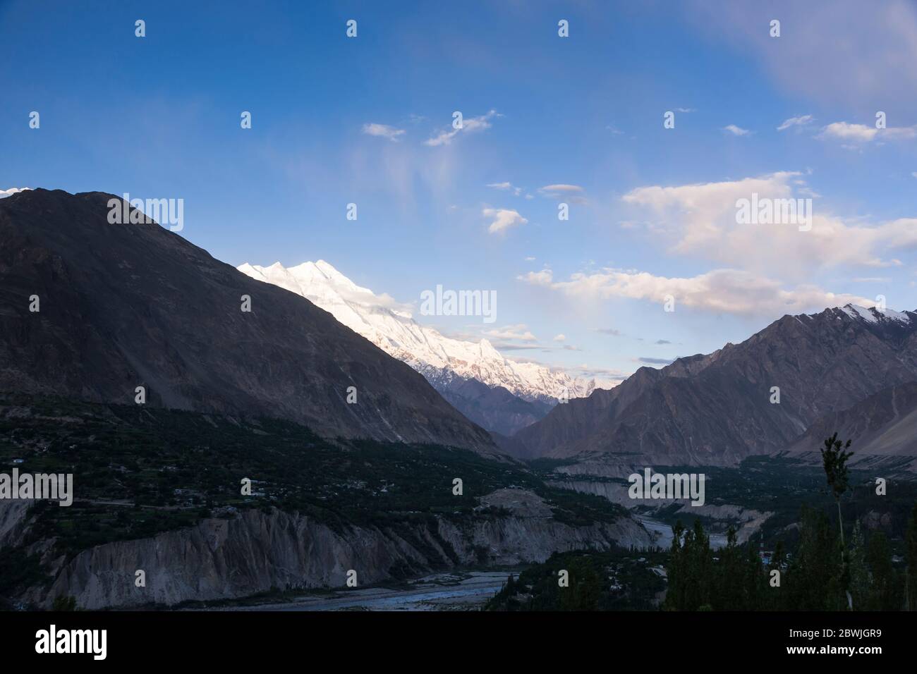 Rakaposhi mountain from Karimabad, Hunza, Karimabad, Hunza Nagar ...