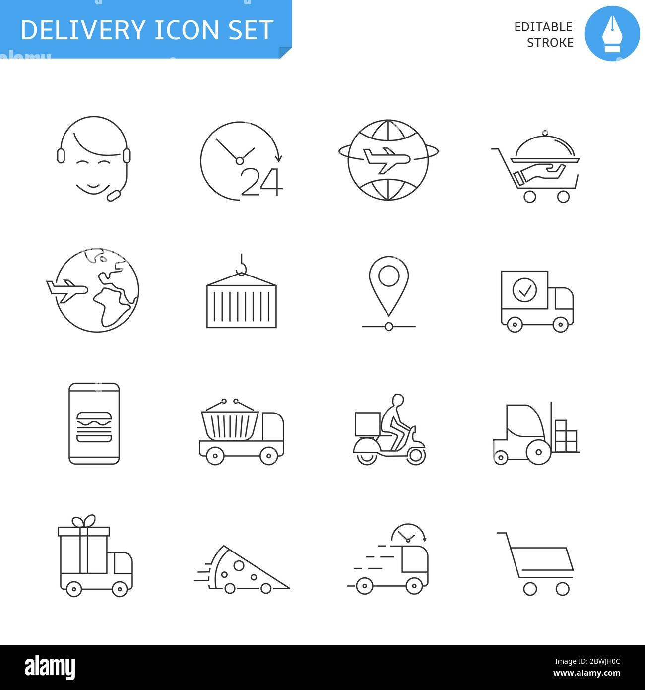 Cash payment delivery Stock Vector Images - Alamy