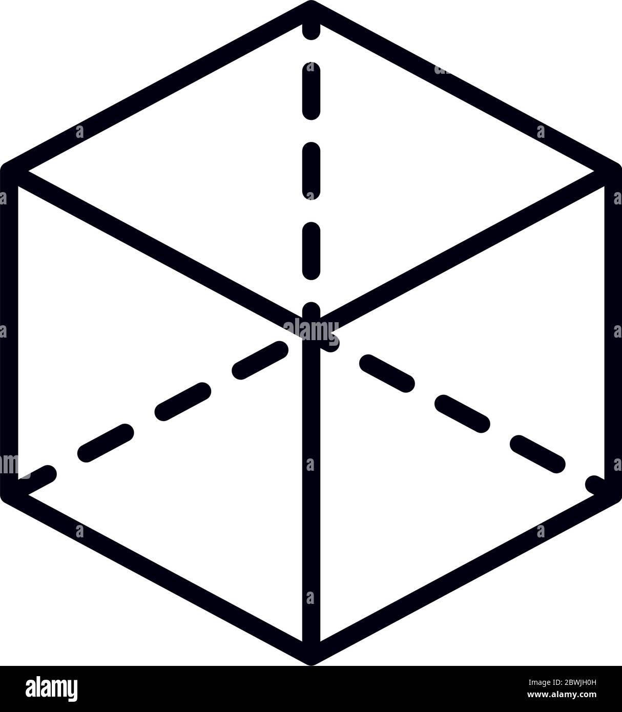 math education school science three dimensional cube geometry line and ...