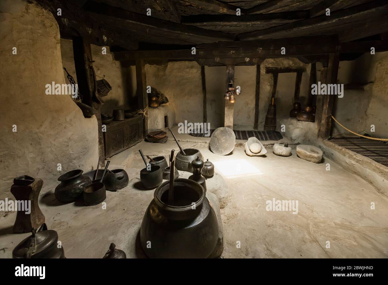 Interior of Baltit fort, Hunza, Karimabad, Hunza Nagar, Gilgit ...