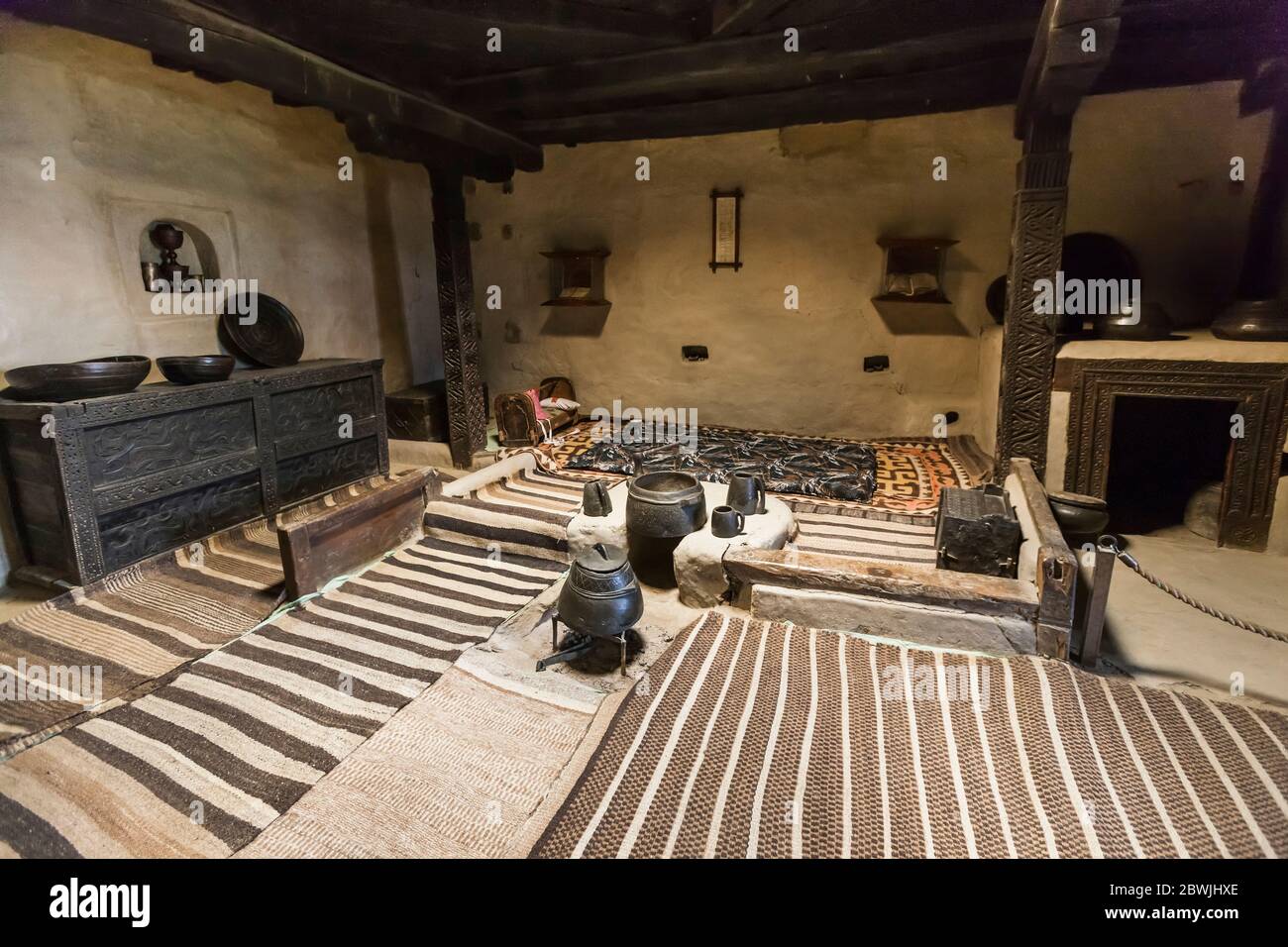 Interior of Baltit fort, Hunza, Karimabad, Hunza Nagar, Gilgit ...