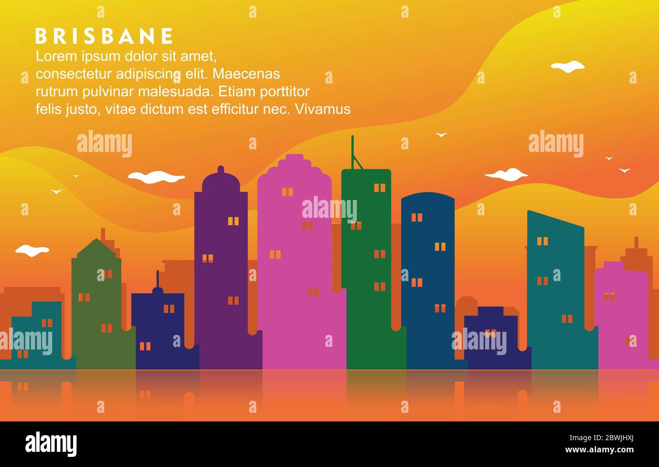 Aussie skyline Stock Vector Images - Alamy