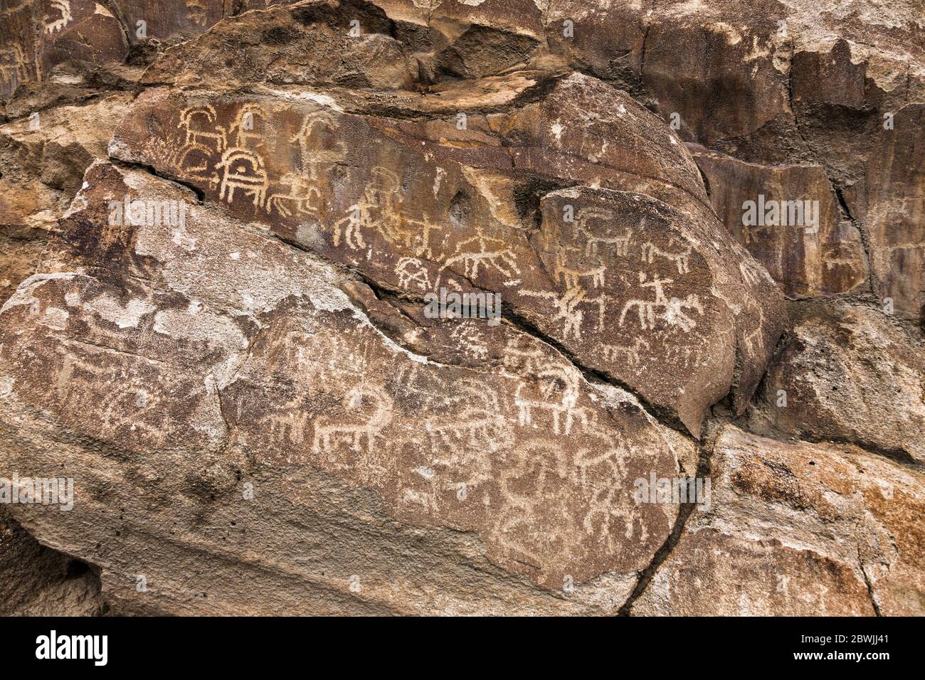 Gilgit baltistan rock carvings hi-res stock photography and images - Alamy